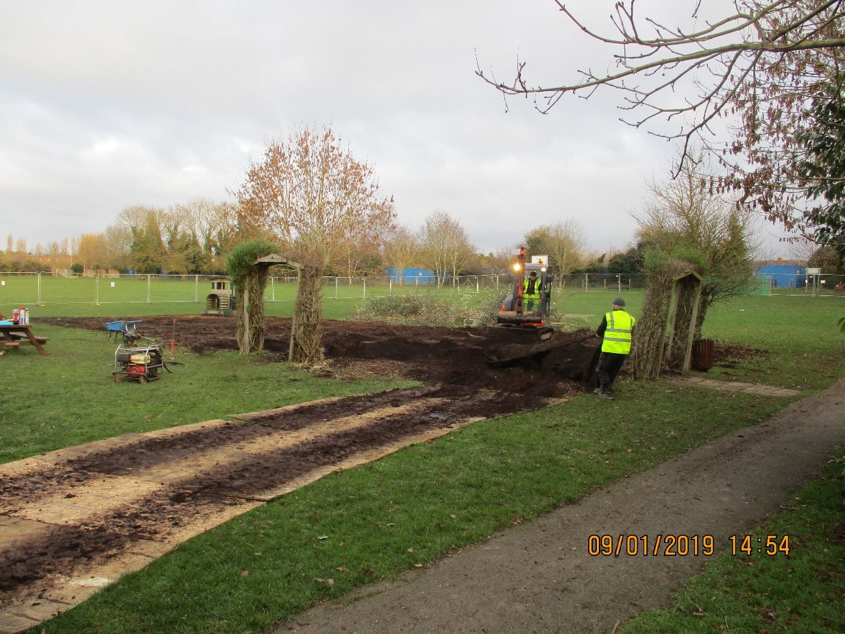 Playground Progress – Crowmarsh Gifford