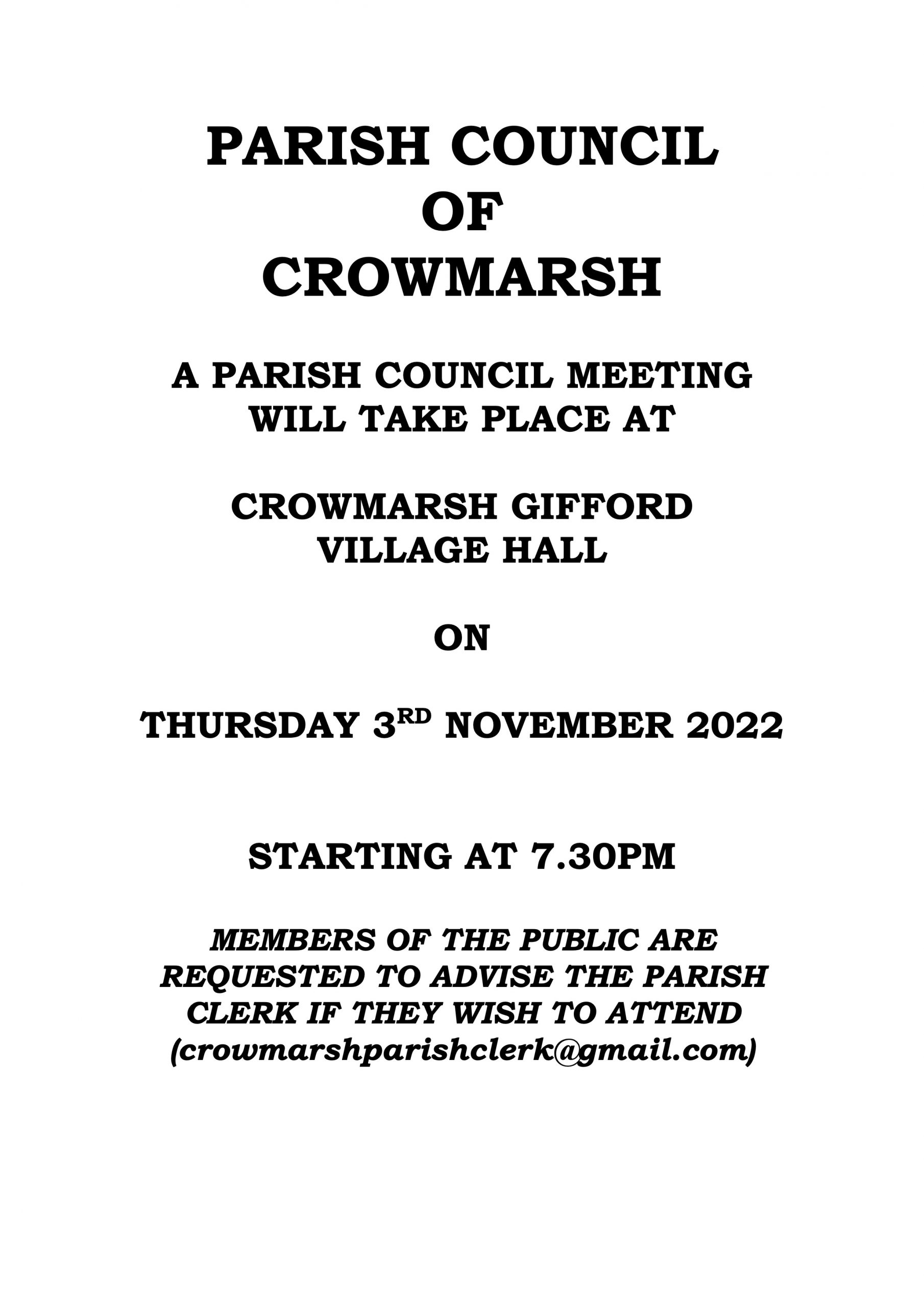 Crowmarsh Gifford – Serving the villages of Crowmarsh Gifford ...